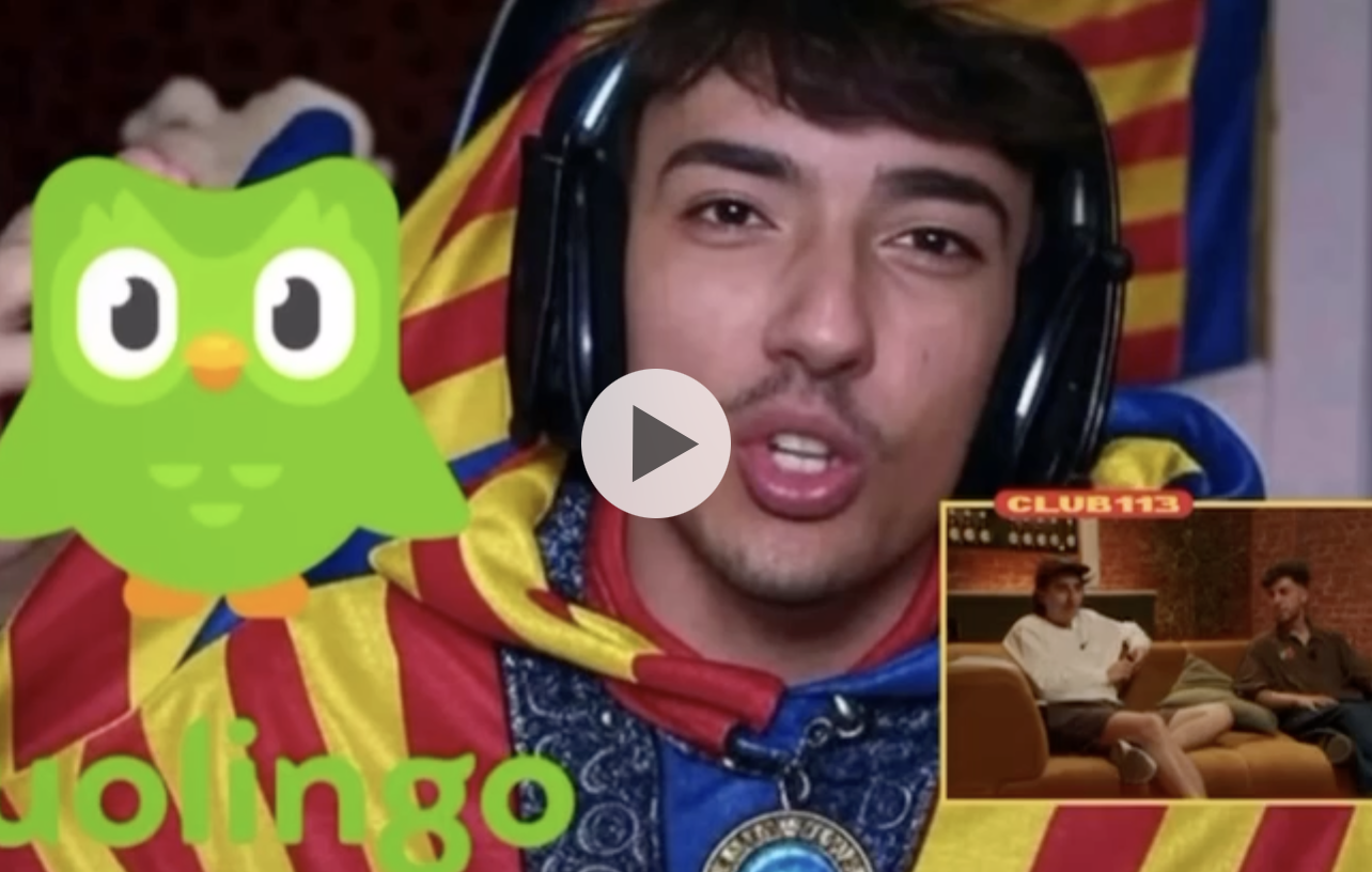 Els youtubers Agustín51, Gorgo i Werlyb fan broma del català